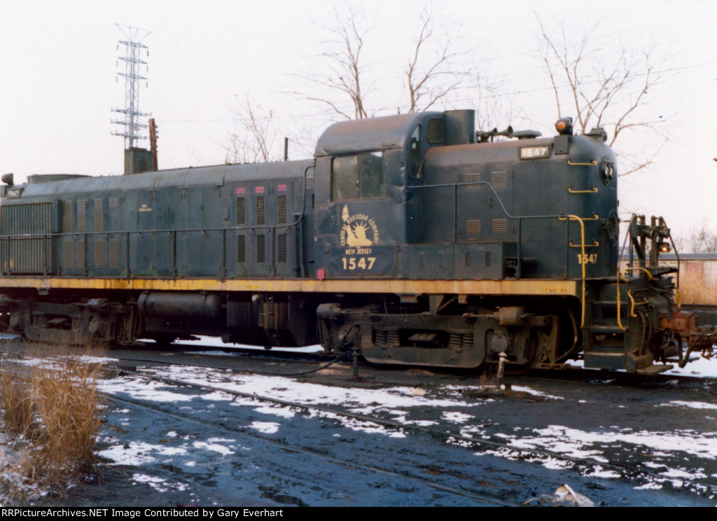 CNJ Alco RS3 #1547 - Central RR of New Jersey